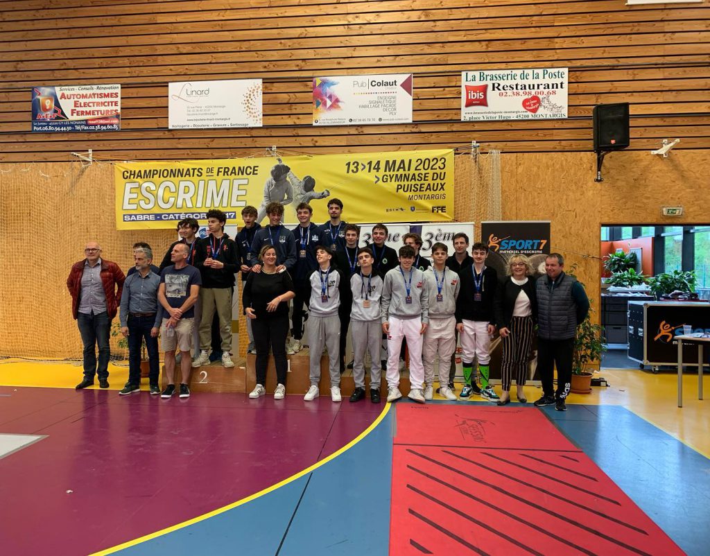 Podiums AuRA Championnats de France de sabre 2023 – Ligue Régionale ...